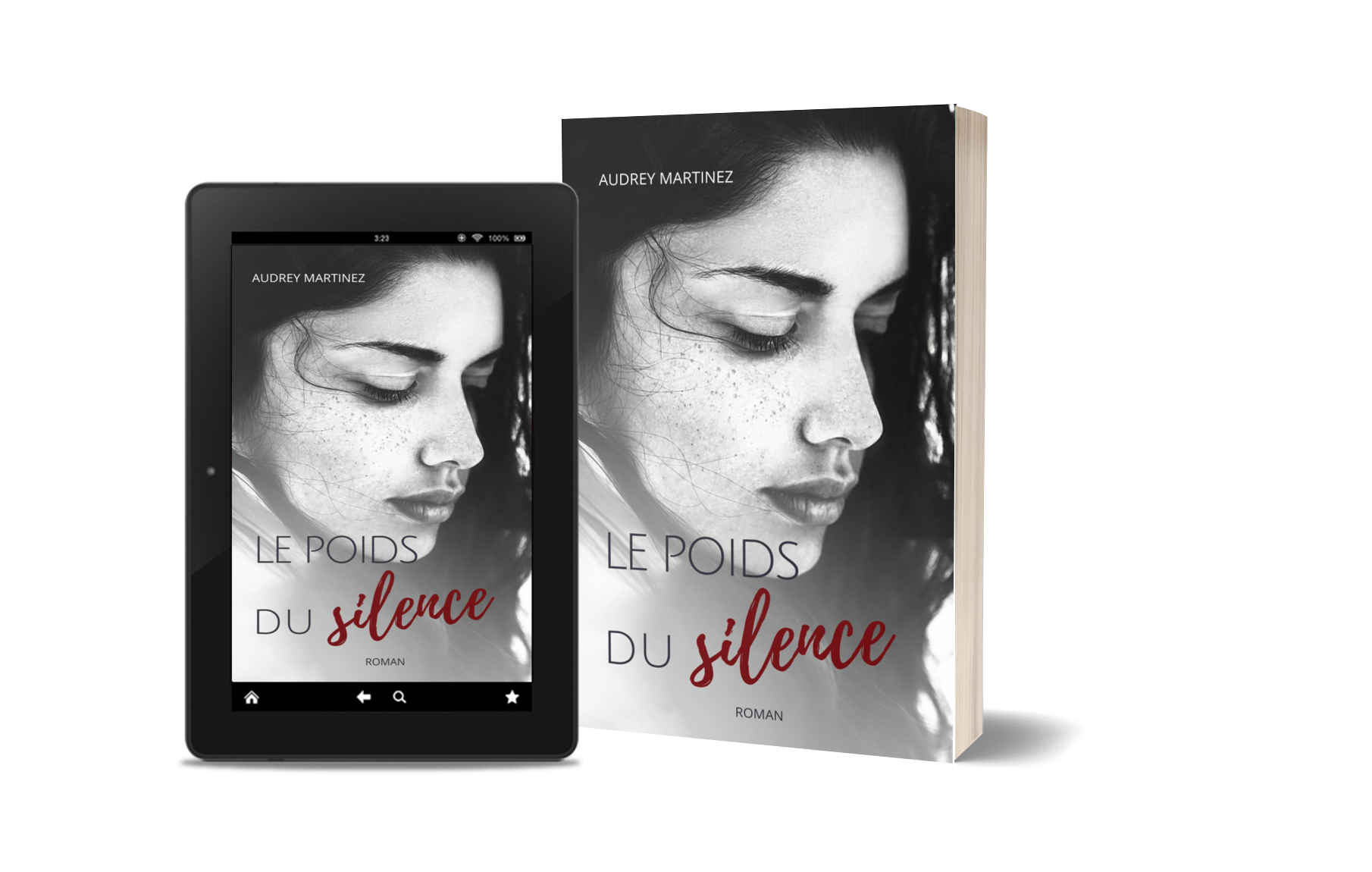Sortie : Le poids du silence - Audrey Martinez - Auteure